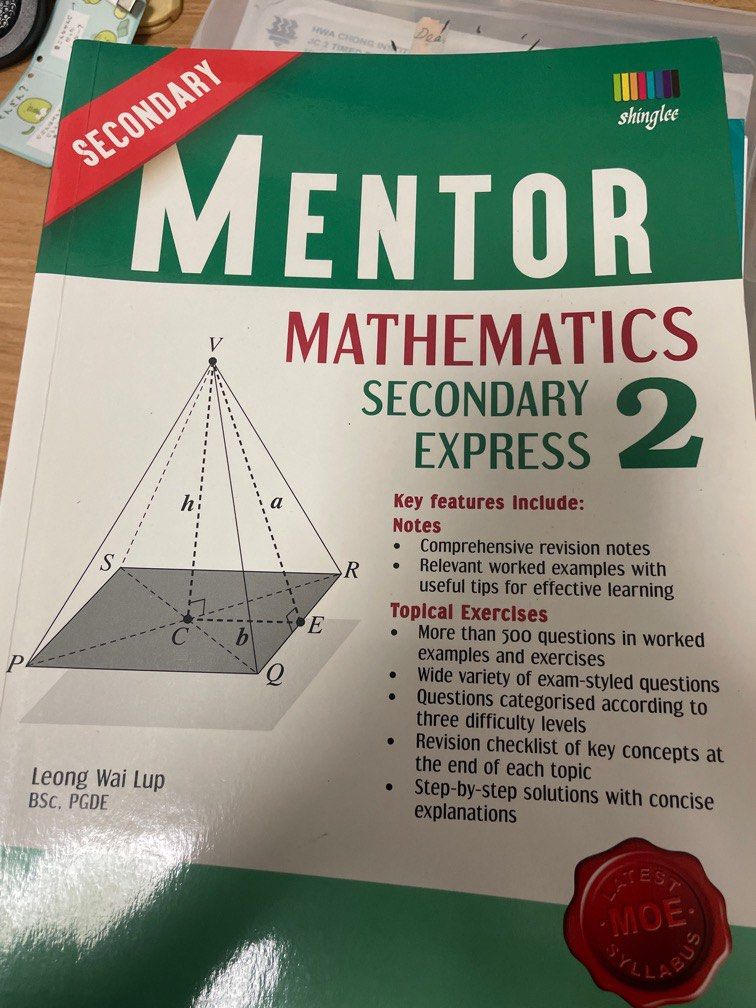 Sec 2 MENTOR Mathematics Workbook (Shing Lee Publishers), Hobbies ...