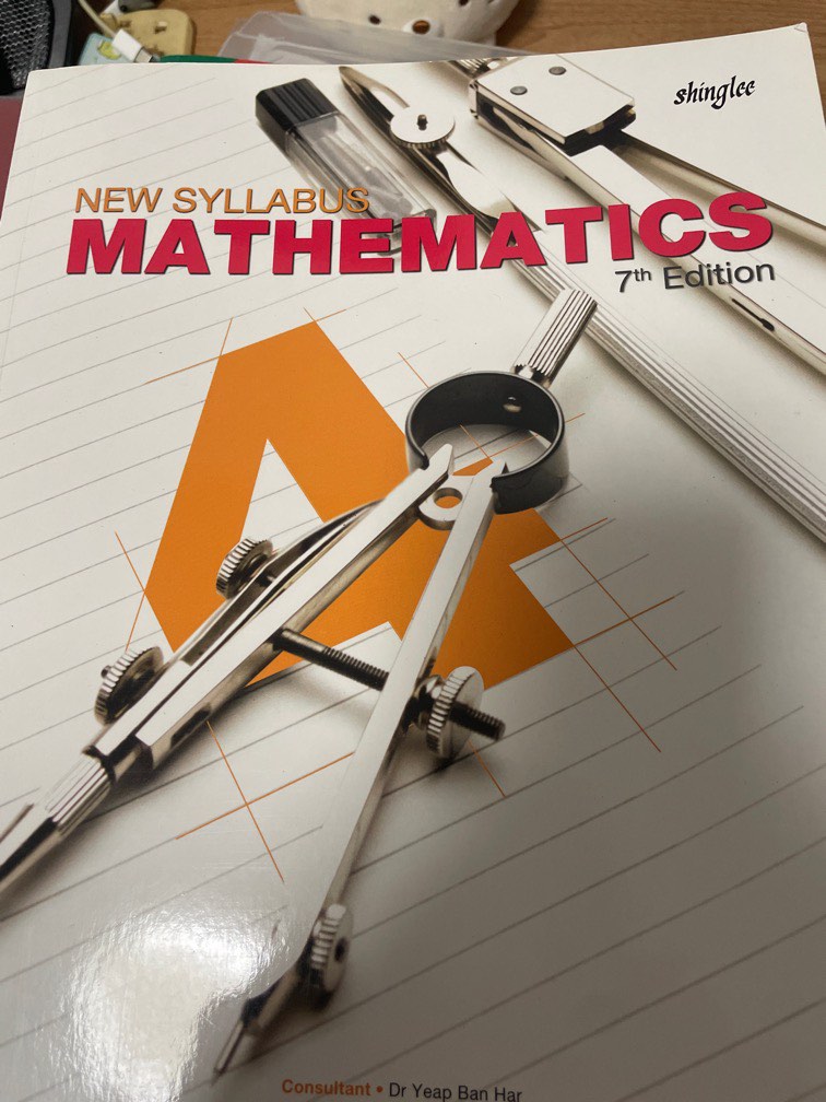 Sec 4 Math Textbook (7th Edition) Shing Lee Publishers O Levels ...