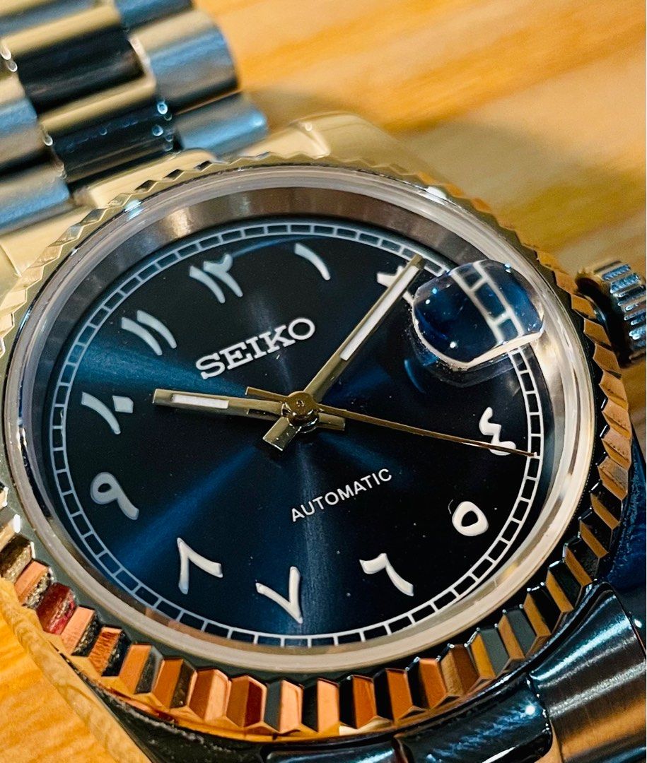 Seiko Mod Arabic - Date Just, Men's Fashion, Watches & Accessories ...