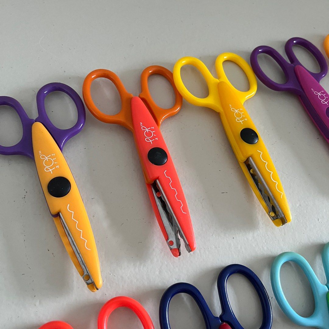 Set of 12 craft scissors, Hobbies & Toys, Stationery & Craft, Craft ...