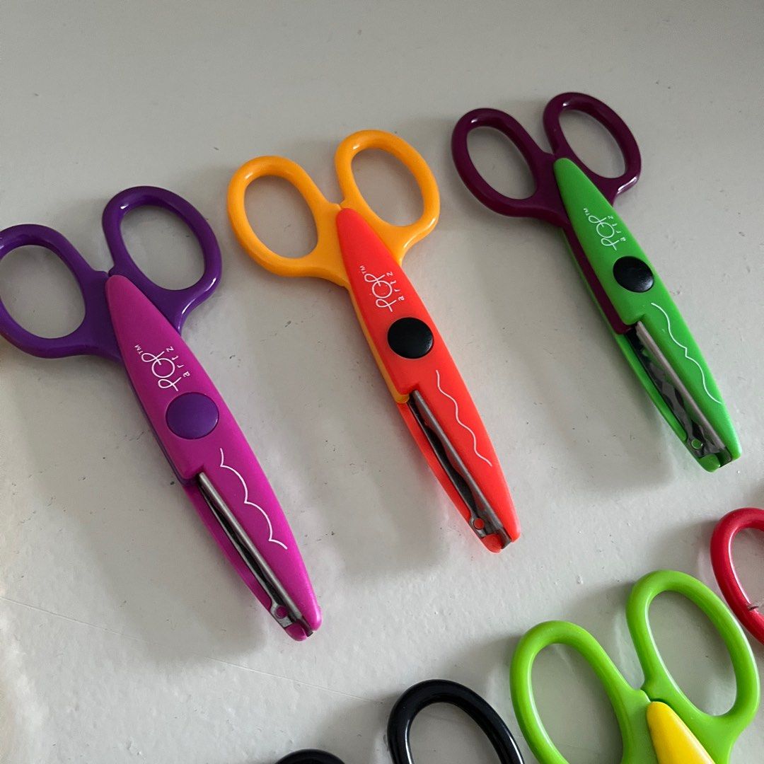 Set of 12 craft scissors, Hobbies & Toys, Stationery & Craft, Craft ...
