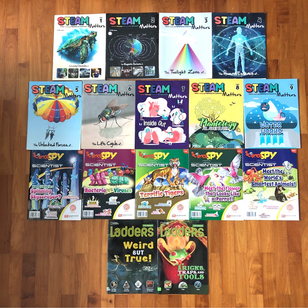 Set of 16 Science magazines - STEAM Matters, Science Spy and National ...