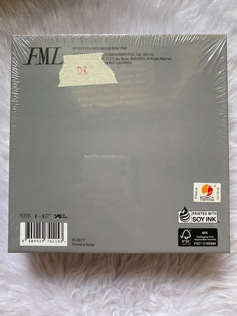 Seventeen FML Carat Version Album Sealed (Wonwoo &The8), Hobbies & Toys ...