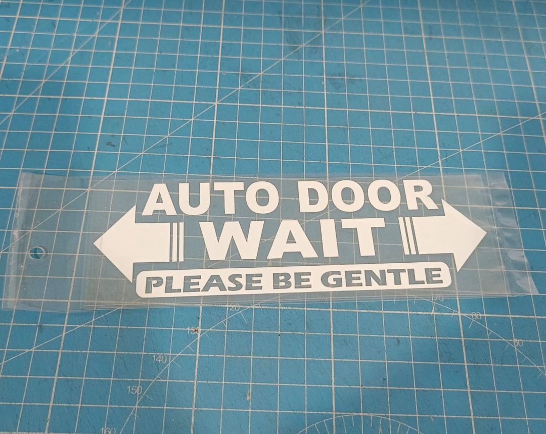 [SG SHOP SELLER] 1pcs Automatic Door Sticker Car Auto Door Sticker Car ...