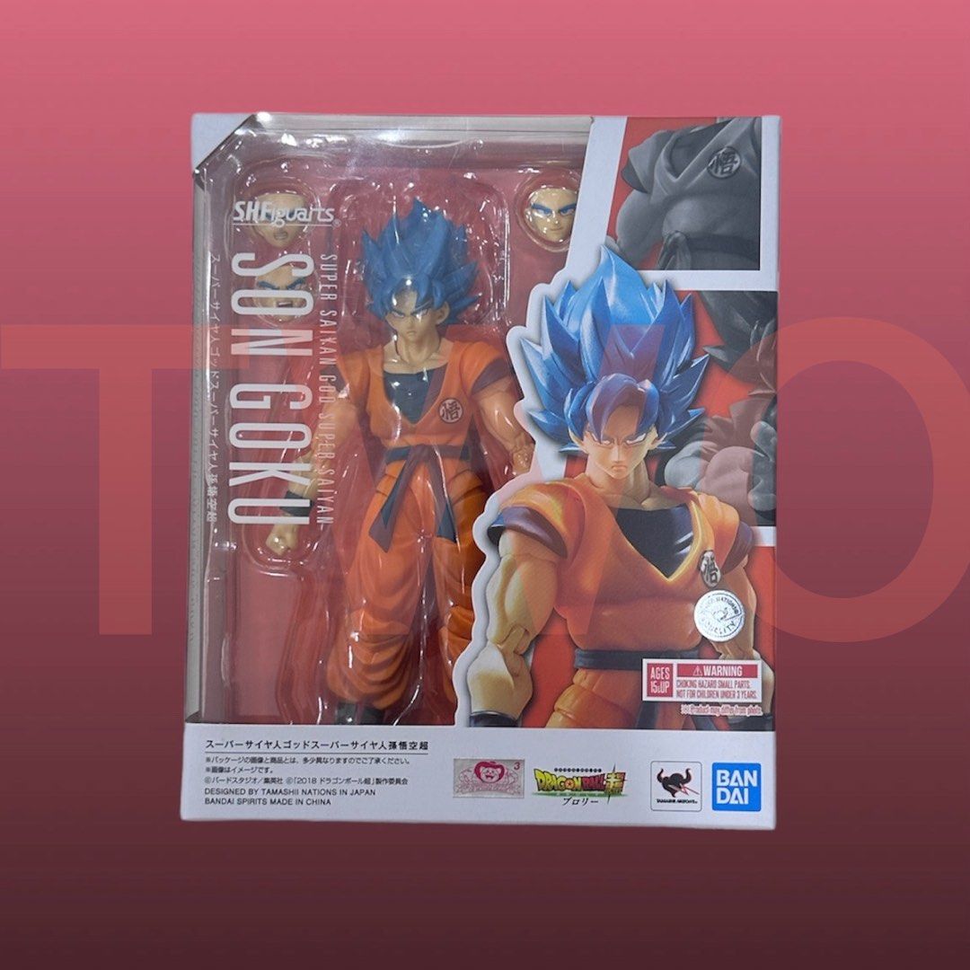 S.H.Figuarts SHF Super Saiyan God Super Saiyan Son Goku, Hobbies & Toys ...