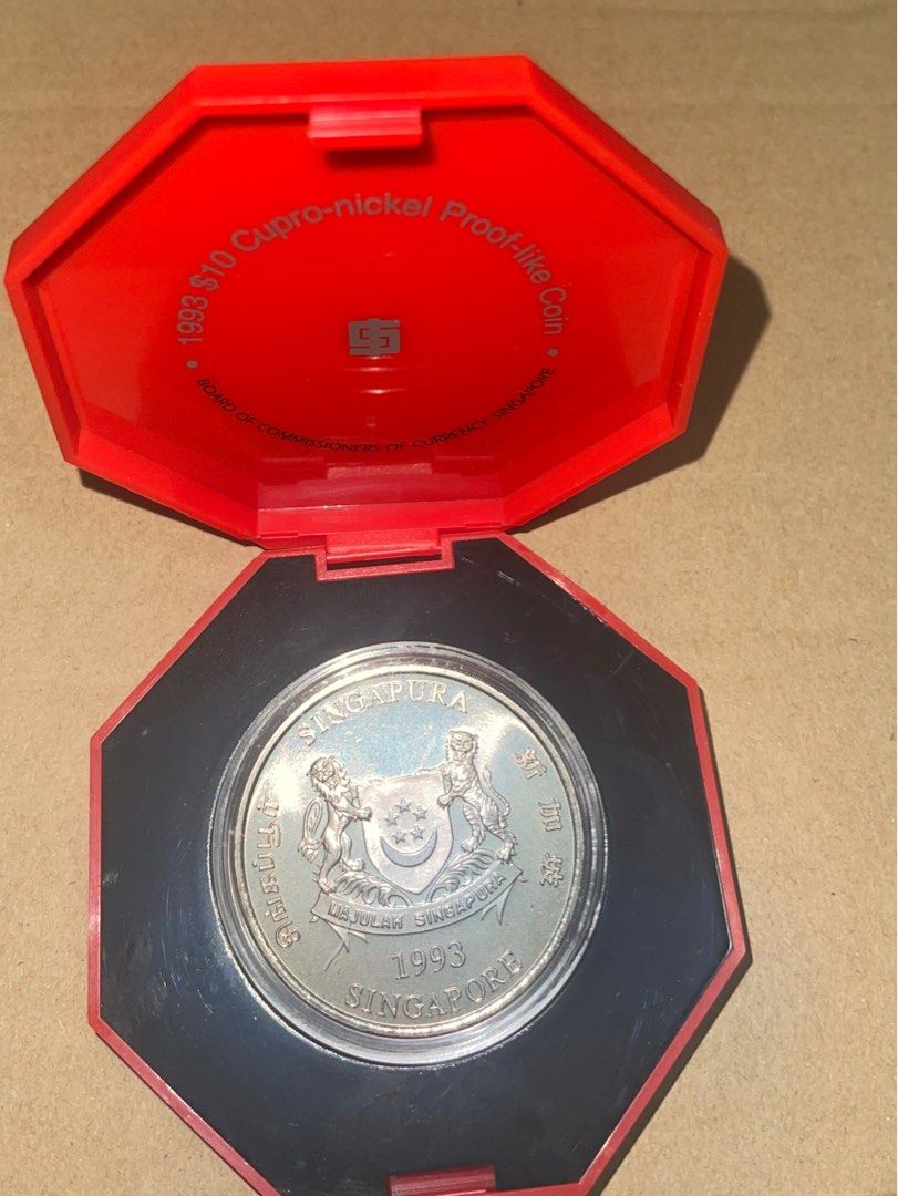 singapore 10$ Coin 1993, Hobbies & Toys, Memorabilia & Collectibles ...