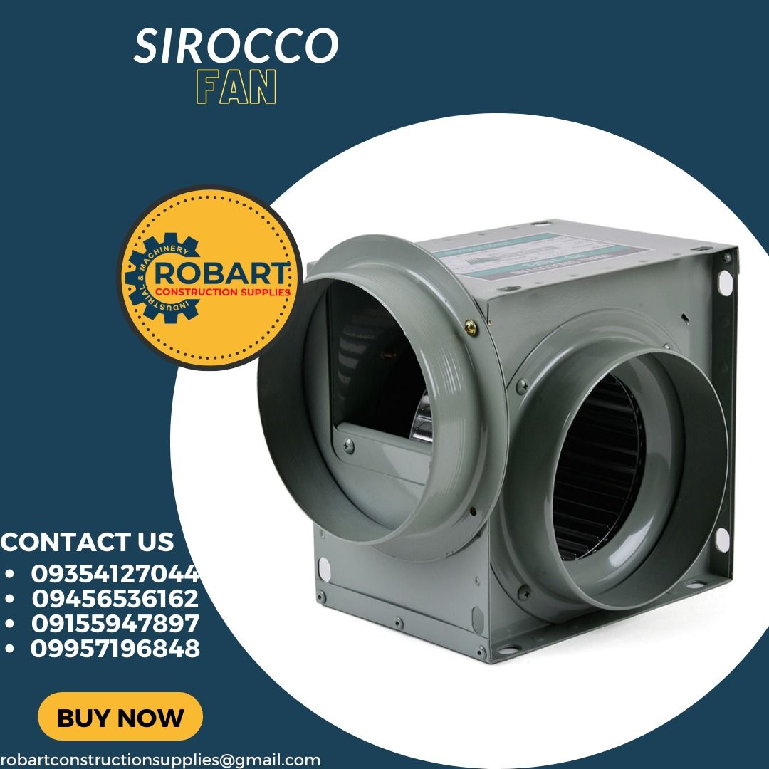 SIROCCO FAN, Commercial & Industrial, Construction Tools & Equipment on Carousell