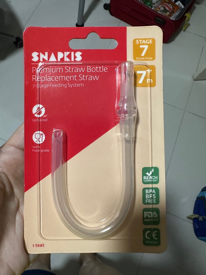 Snapkis 7-Stage Replacement Straw, Babies & Kids, Nursing & Feeding ...