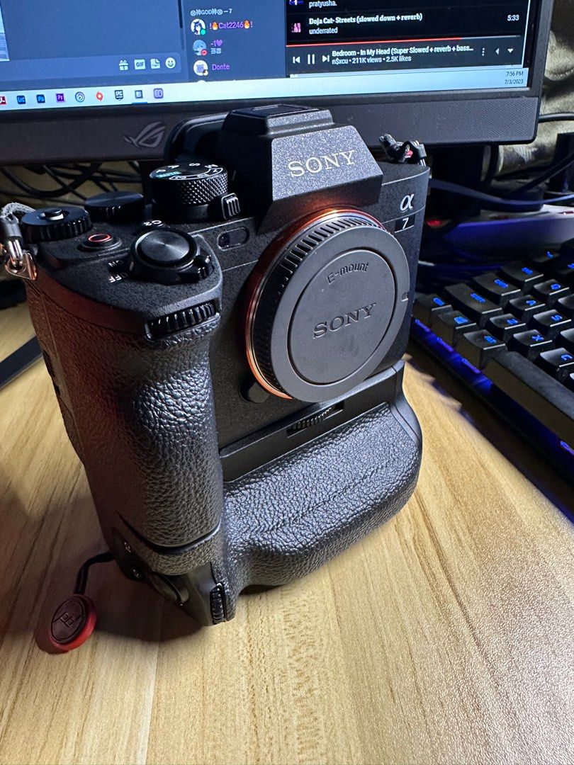 Sony VG-C4EM Vertical Grip for A7iv/A7Siii/A1/A9ii/ A7RIV/A7V ...