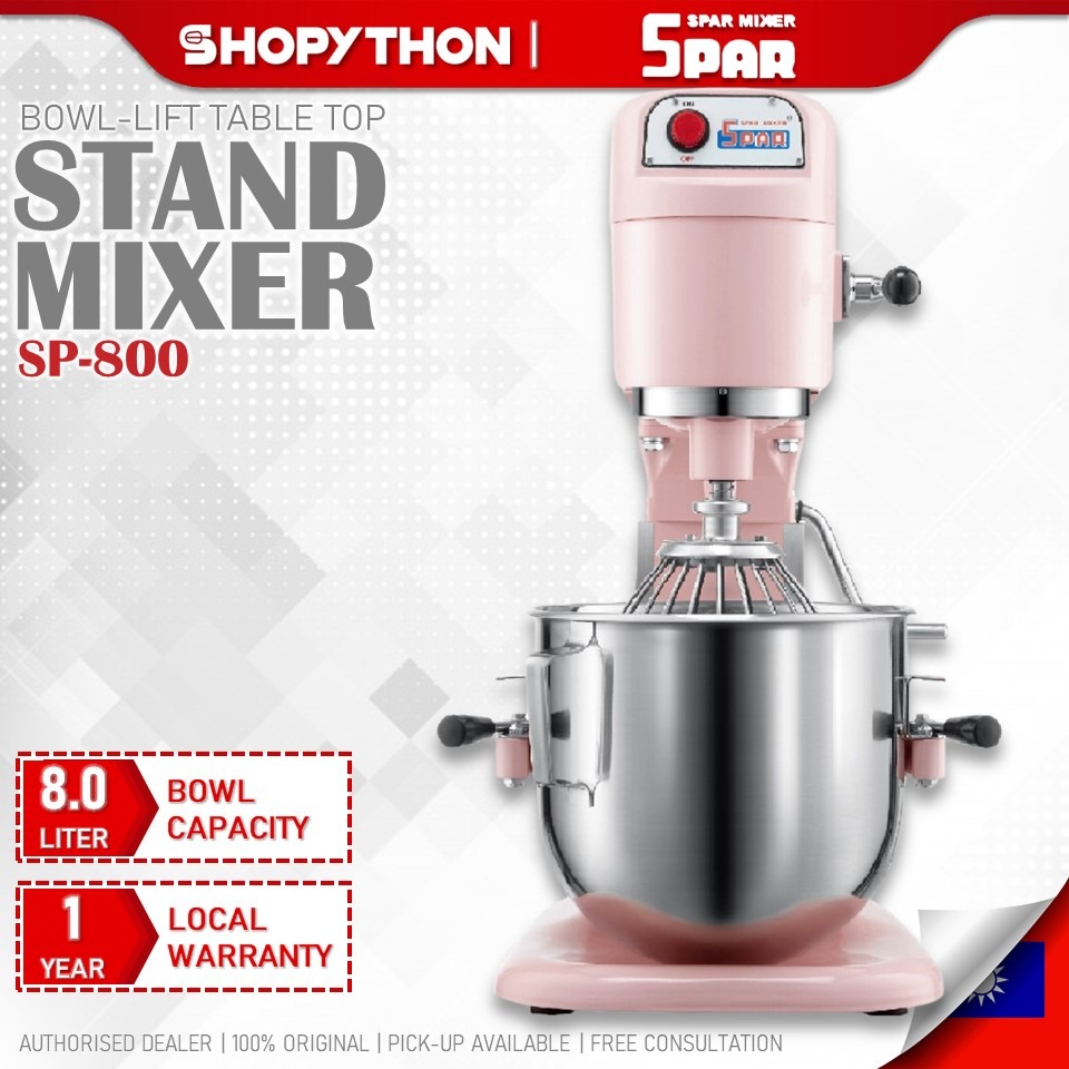 Spar Stand Bowl-Lift Heavy Duty Table Top Mixer SP-800 - Pink Icing (8 ...