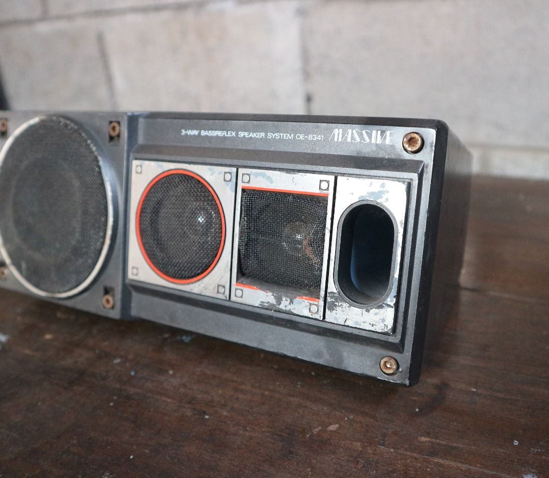 Speaker Mobil Lawas Merk Massive OE-8341, Aksesoris Mobil di Carousell