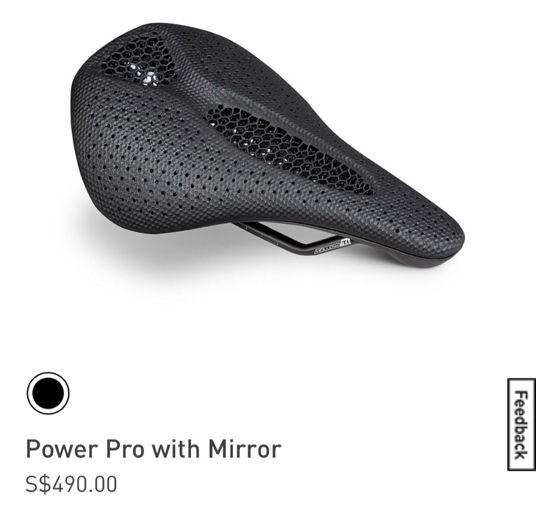 Specialized Power Pro Mirror Saddle (155 mm), Sports Equipment ...