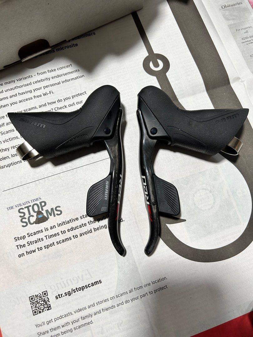Sram Red eTap 22 Parts Shifters Front Derailleur Cassette, Sports ...