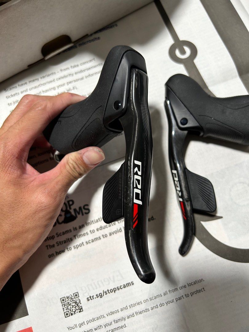 Sram Red eTap 22 Parts Shifters Front Derailleur Cassette, Sports ...