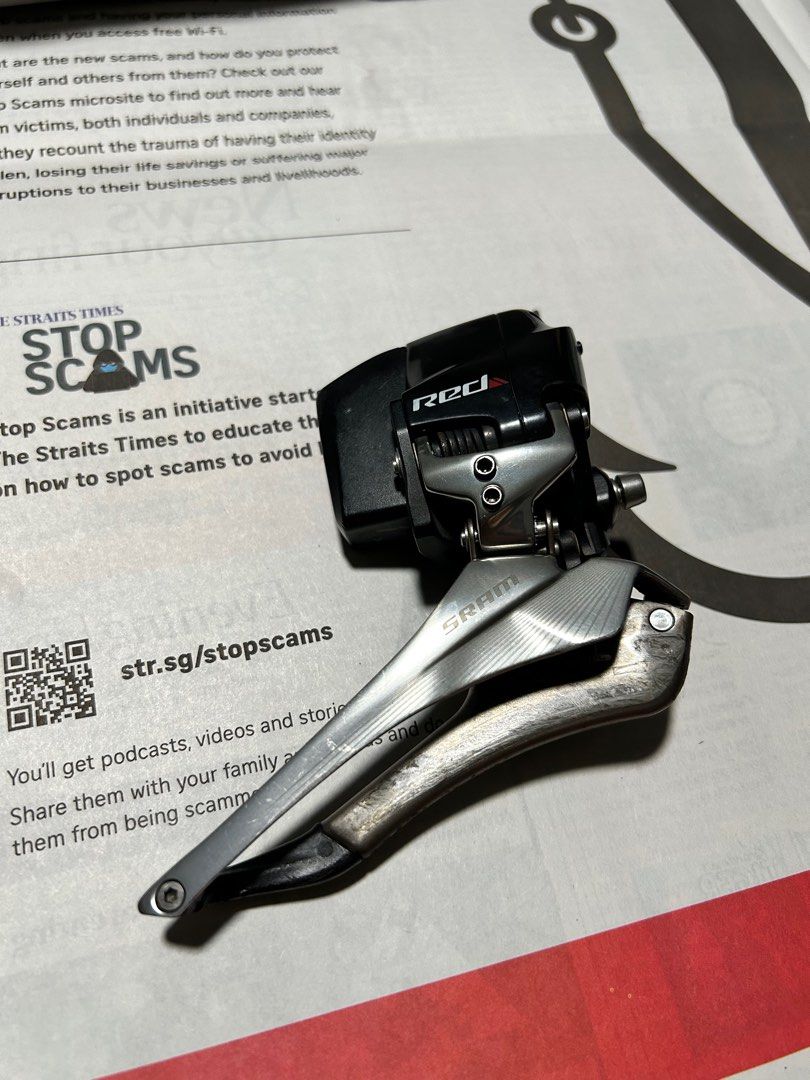 Sram Red eTap 22 Parts Shifters Front Derailleur Cassette, Sports ...