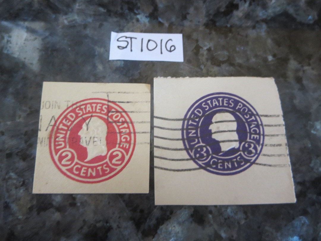 ST1016: USA POSTAGE STAMPS COLLECTION EMBOSSED CUT AIRMAIL STAMPS ,1930 ...