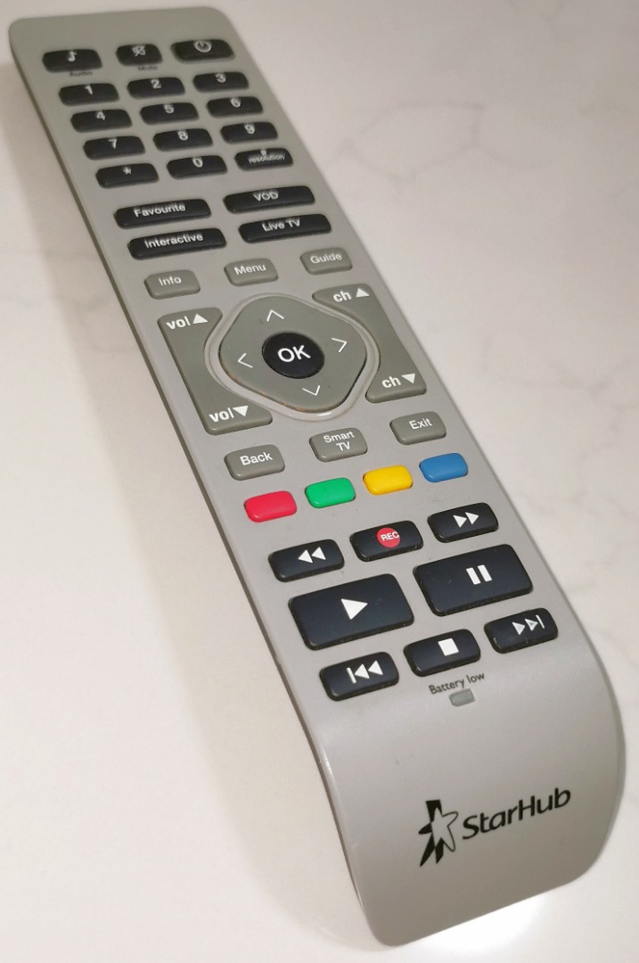Starhub TV remote controller (USED but good condition), TV & Home ...