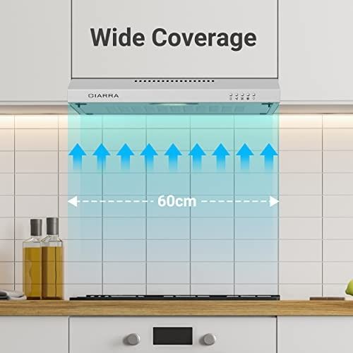 [Stockist.SG] CIARA 60cm Visor Cooker Hood Under Cabinet Hoods ...