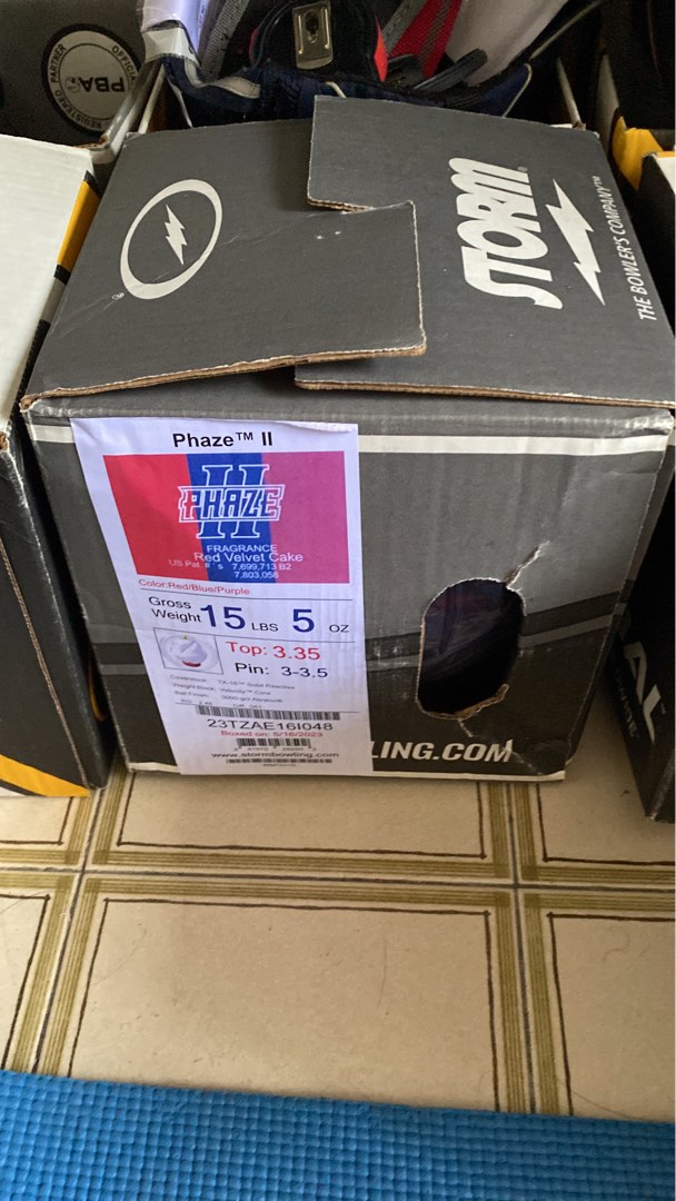 Storm Phaze 2 - 15lbs bowling ball, Sports Equipment, Sports & Games ...