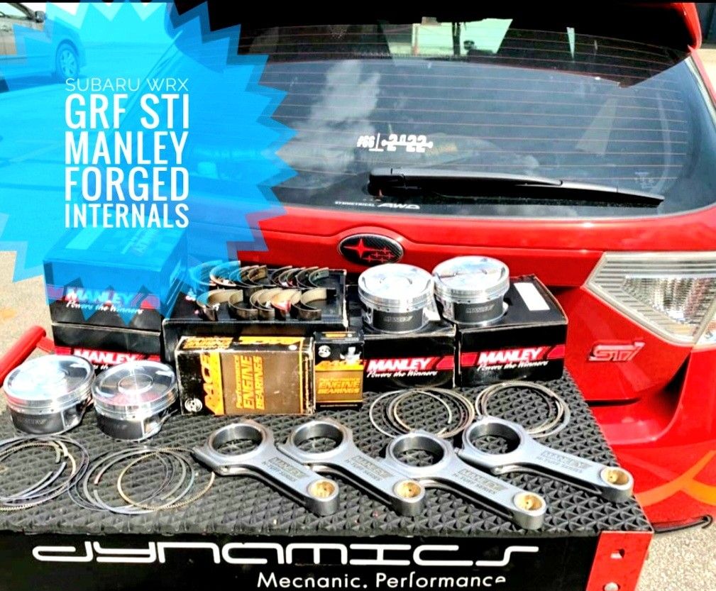 Subaru GRF WRX STI:- Engine rebuild with Forged Manley Internals, Car ...