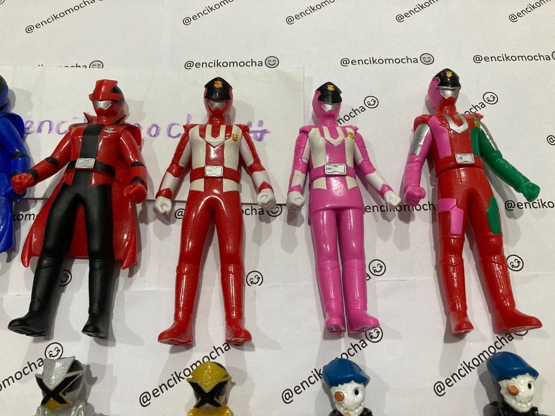 Super Sentai Power Rangers Lupin Ranger Pato Ranger Sofubi Bandai ...