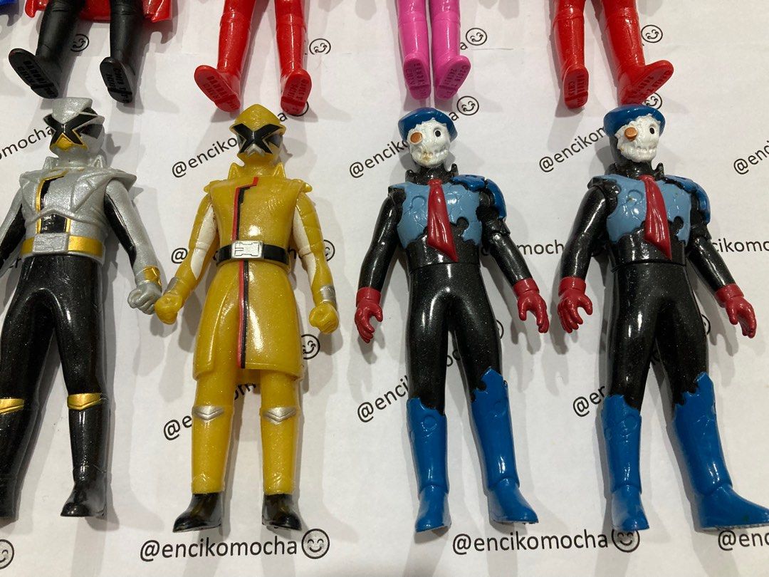 Super Sentai Power Rangers Lupin Ranger Pato Ranger Sofubi Bandai ...