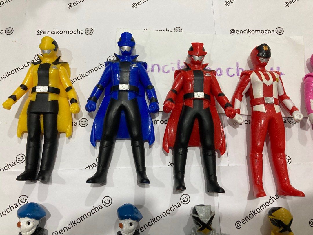 Super Sentai Power Rangers Lupin Ranger Pato Ranger Sofubi Bandai ...