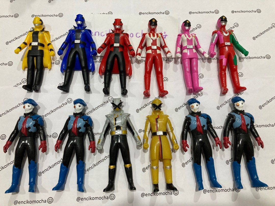 Super Sentai Power Rangers Lupin Ranger Pato Ranger Sofubi Bandai ...