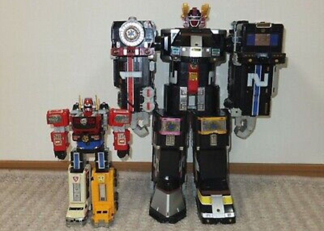 Super Sentai Train Megazord and Carrier Zord, Hobbies & Toys, Toys ...