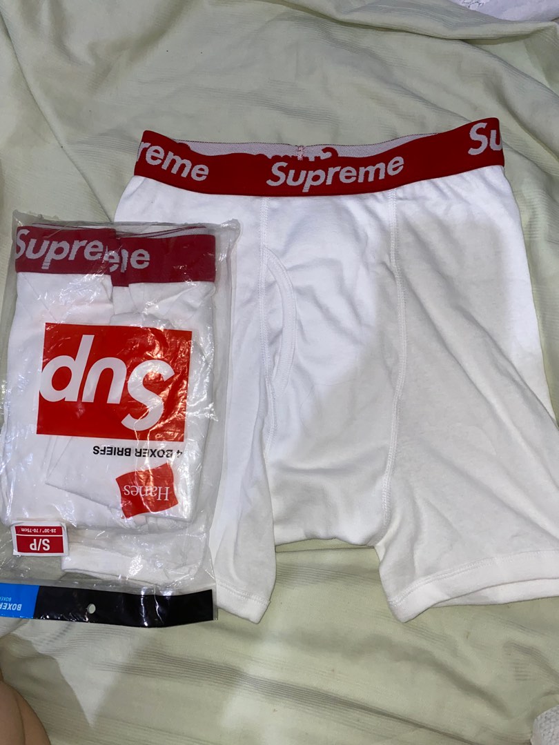 SUPREME boxer shorts, Men's Fashion, Bottoms, Underwear on Carousell