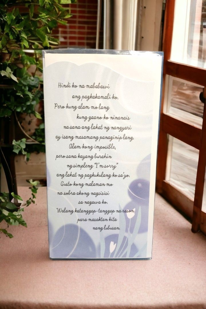 Tagalog greeting cards: Patawad, I'm sorry card, Hobbies & Toys ...