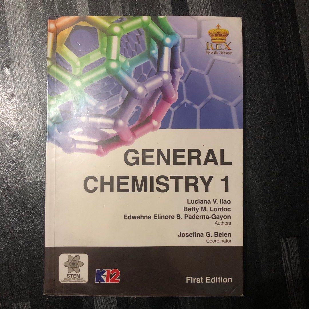 [Take all] SHS Rex General Chemistry 1 & 2 on Carousell