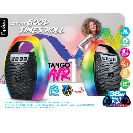Tango Air 1 TWS Portable Speaker with Mic Jack, Audio, Soundbars ...