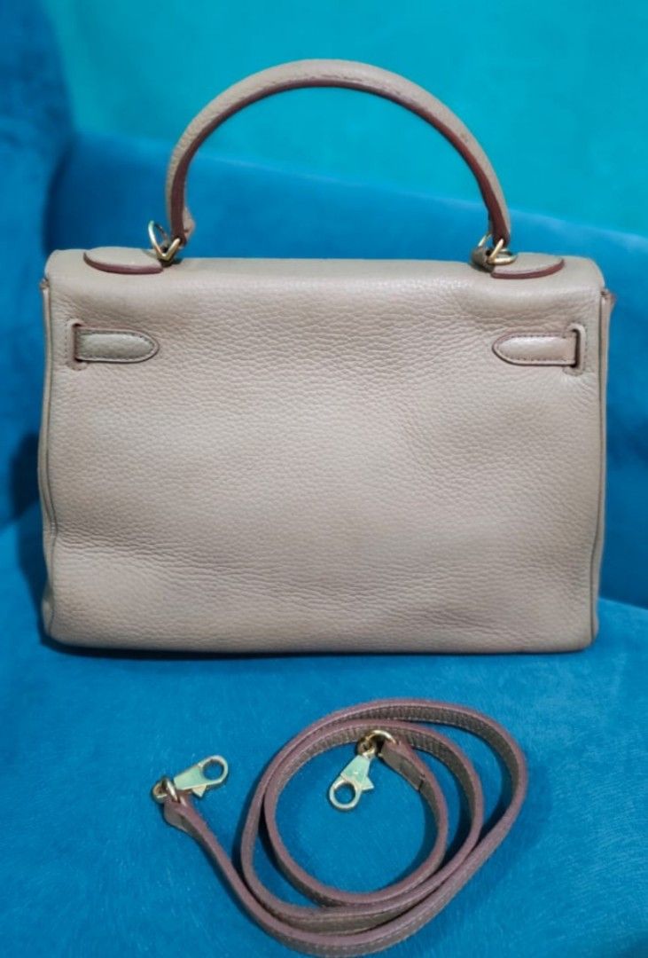 Tas Kelly leather, Fesyen Wanita, Tas & Dompet di Carousell