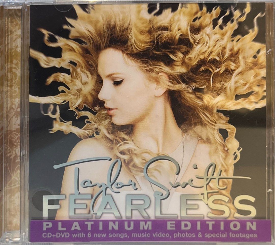 Taylor Swift Fearless Platinum Edition Cd Dvd With Extra 6 Bonus