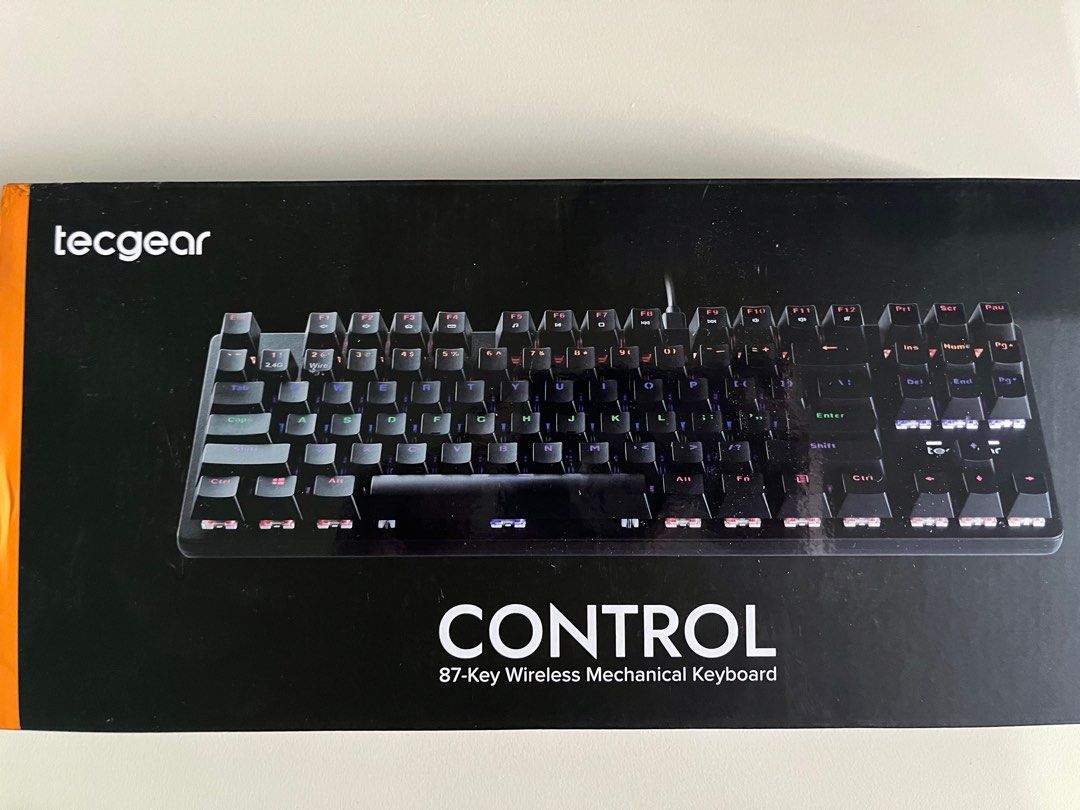 Tecgear Control 87 Tenkeyless RGB Mechanical Keyboard, Computers & Tech ...