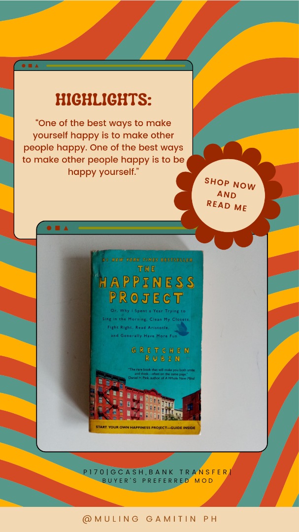 The Happiness Project - Gretchen Rubin, Hobbies & Toys, Books ...