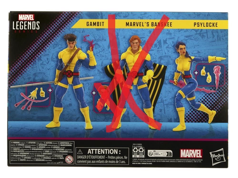 The Uncanny X-Men 60th Anniversary Marvel Legends Gambit and/or ...