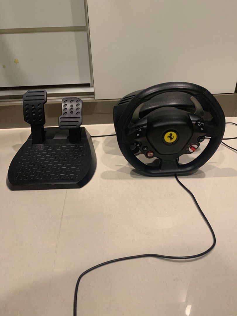 Thrustmaster T80 Ferrari 488 GTB Edition Racing Wheel with pedals ...