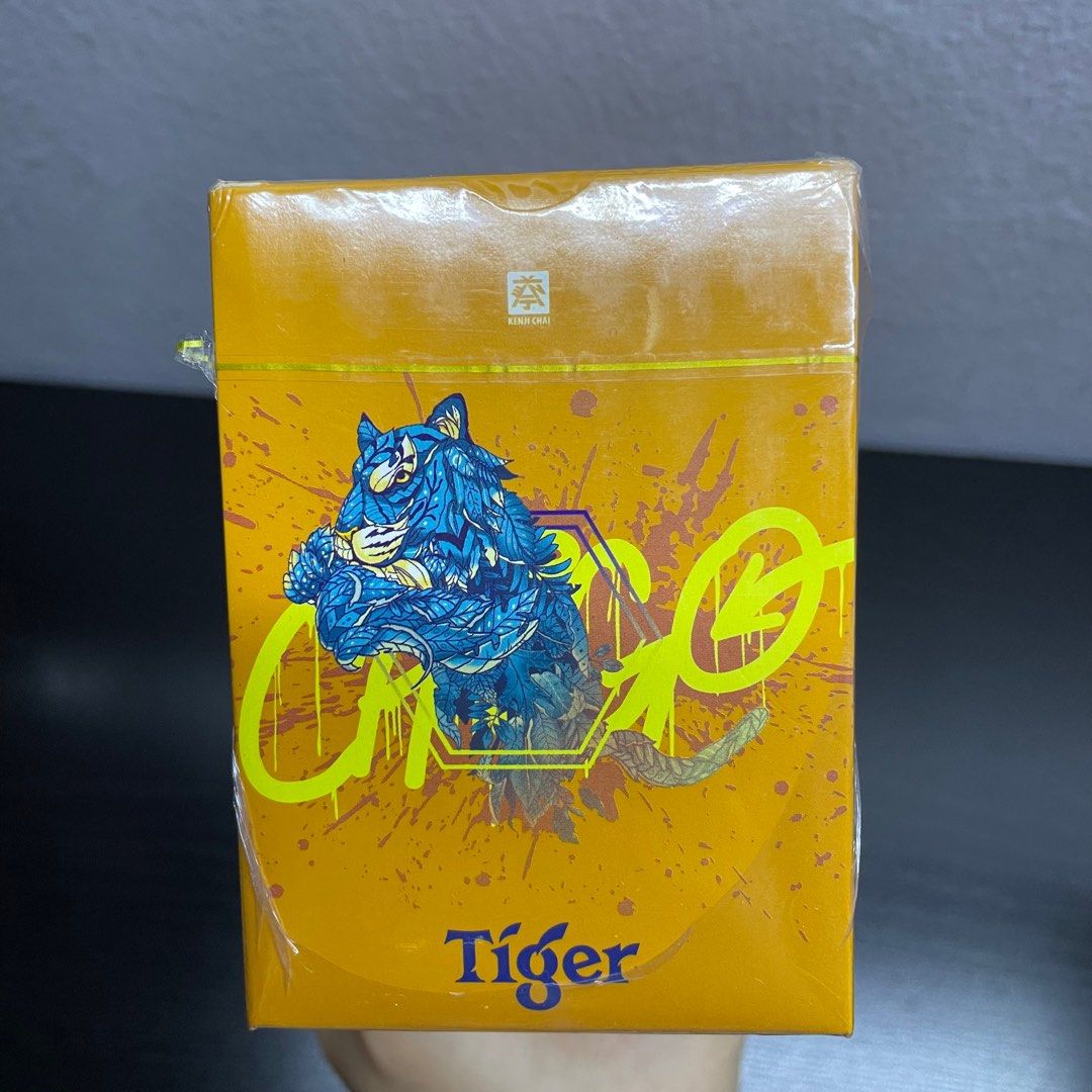 Tiger Playing Card Limited Edition, Hobbies & Toys, Toys & Games on ...