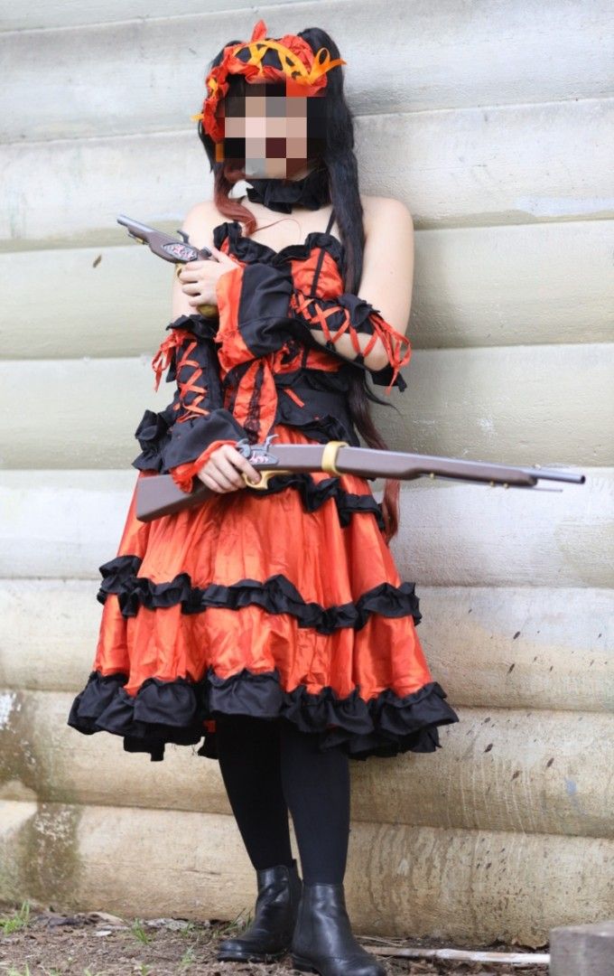 Tokisaki Kurumi astral dress fullset cosplay, Hobbies & Toys ...