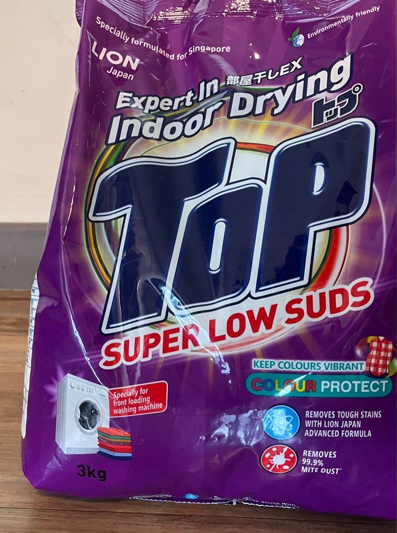 TOP detergent powder 3kg, Furniture & Home Living, Cleaning & Homecare Supplies, Detergents on ...