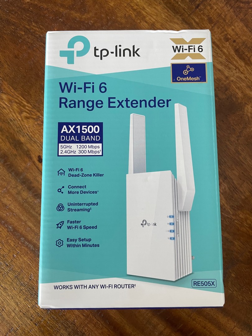 tp-link ax1500 dual band wi-fi 6 range extender, Computers & Tech ...