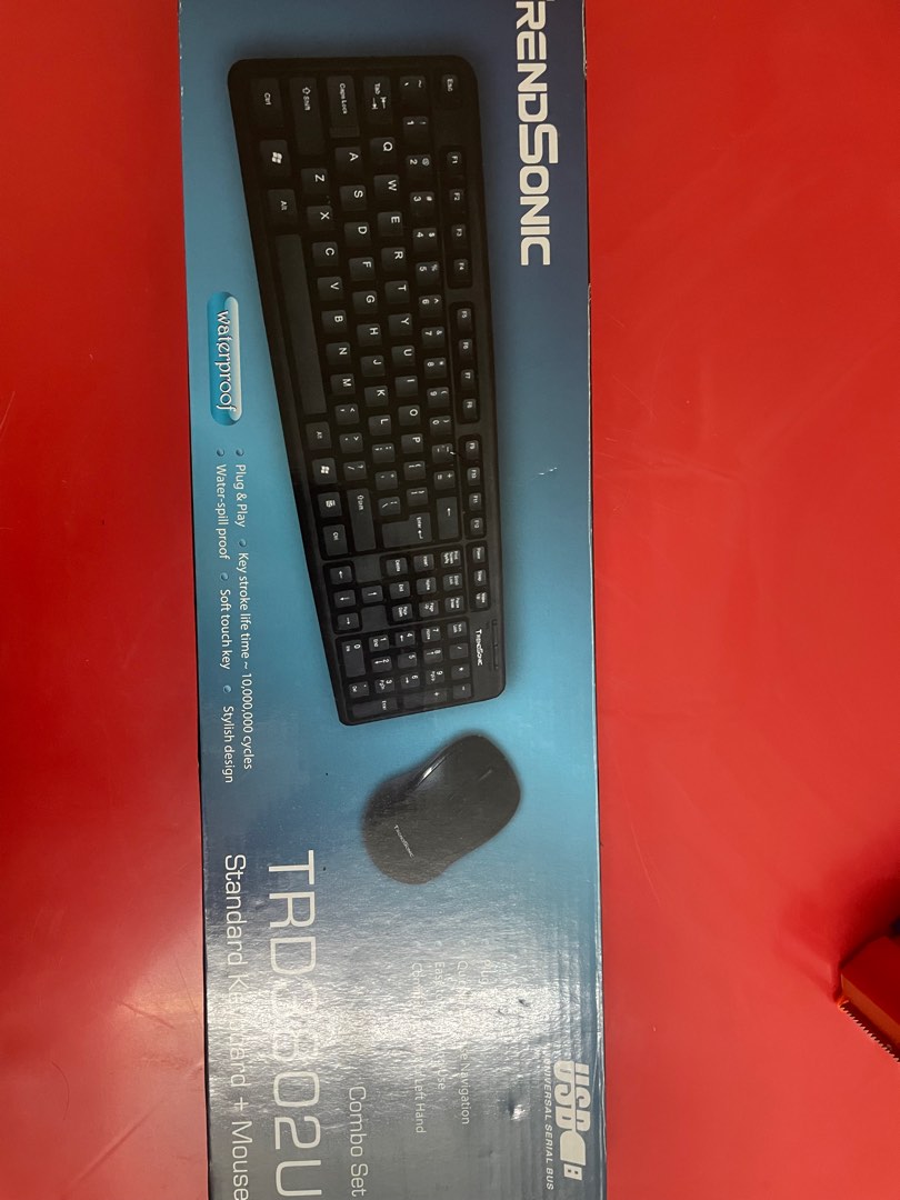 TrendSonic USB Keyboard & Mouse (New), Computers & Tech, Parts ...