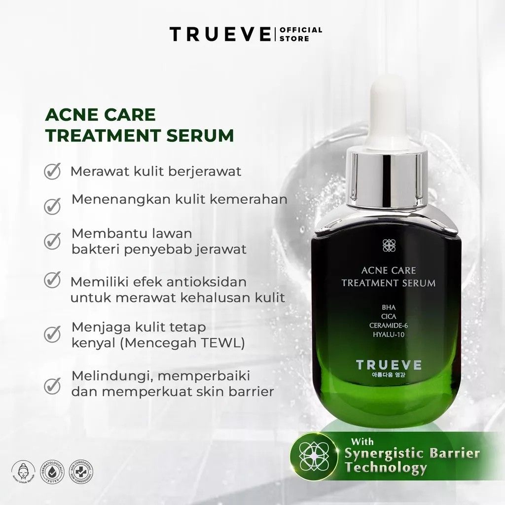 TRUEVE Acne Care Treatment Serum (BHA + SALICARE (Salicylic Acid ...
