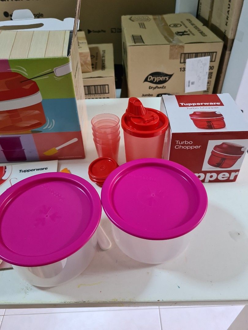 Tupperware Turbo Pack, Furniture & Home Living, Kitchenware & Tableware, Cookware & Accessories ...