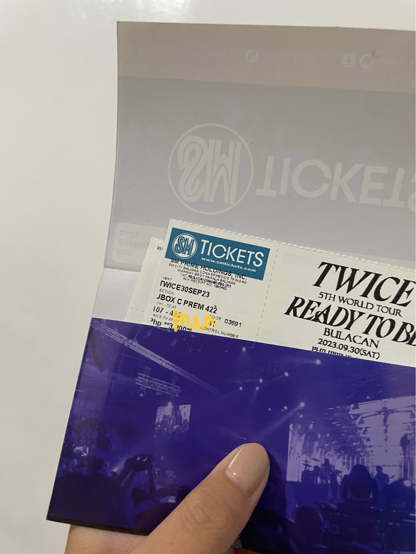 twice ready to be in bulacan concert day 1, Tickets & Vouchers, Event ...