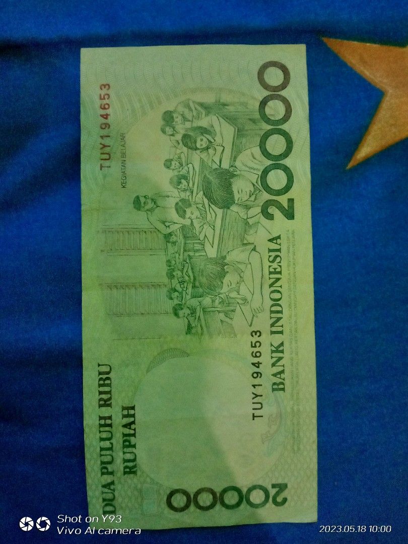 Uang Kertas Kuno Rp 20.000 Ki Hajar Dewantara, Antik, Uang Lama di Carousell