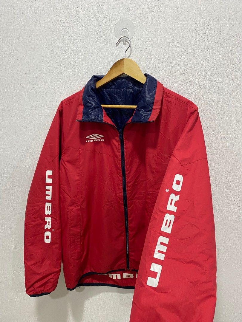 UMBRO REVERSIBLE PUFFER WINDBREAKER JACKET, Men's Fashion, Coats ...