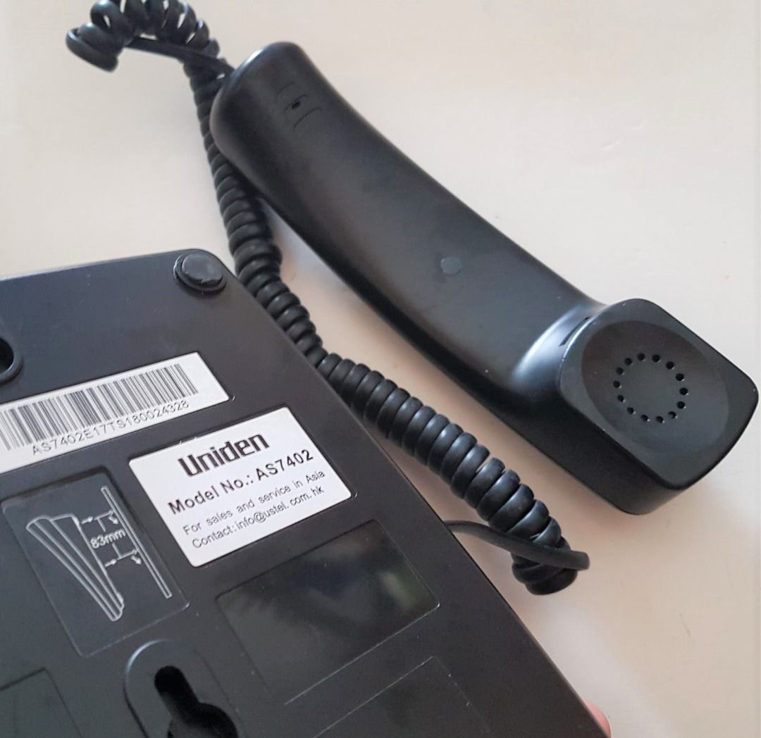 Uniden Telephone Model AS7402, Uniden Corded Landline Phone with Caller ...